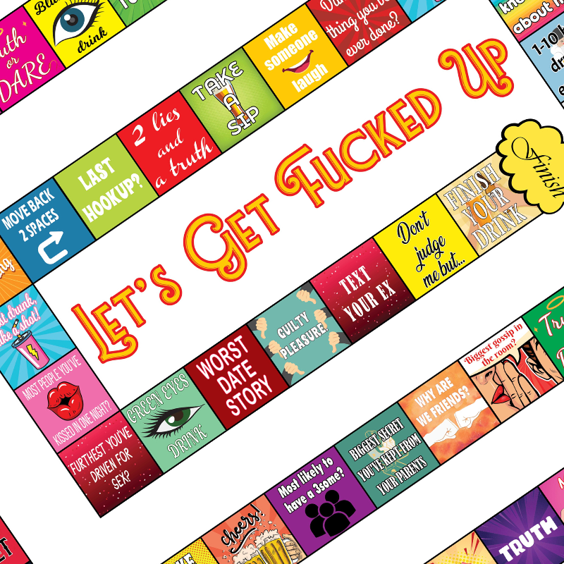 Drinking Board Game Green In May